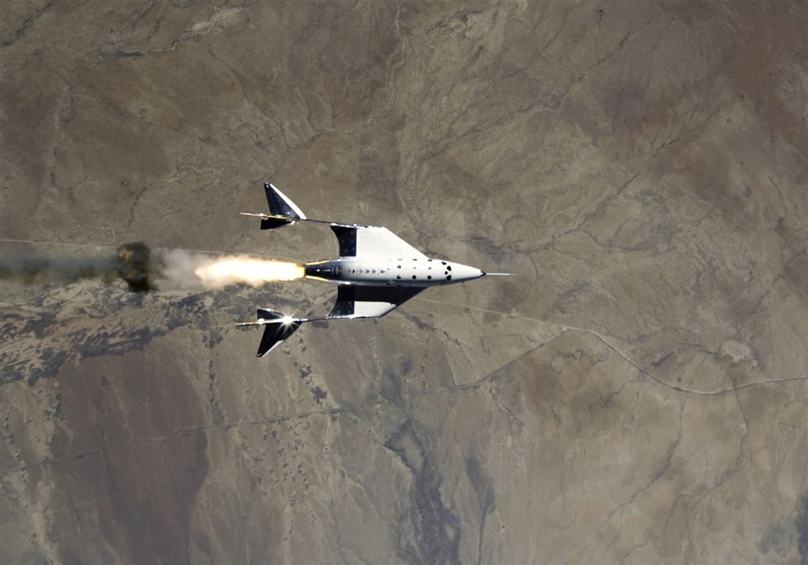 Virgin Galactic rocket ship ascends from New Mexico | Pittsburgh Post ...