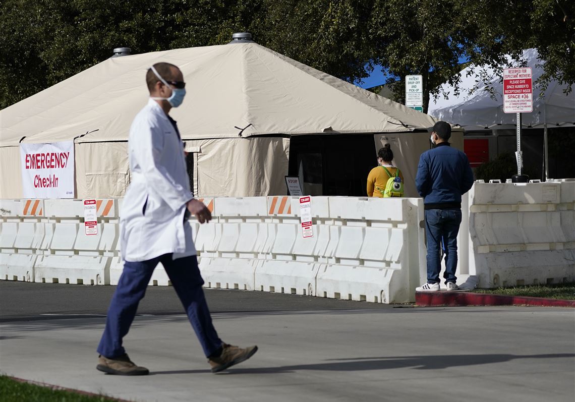 California hospitals buckle as virus cases surge | Pittsburgh Post-Gazette