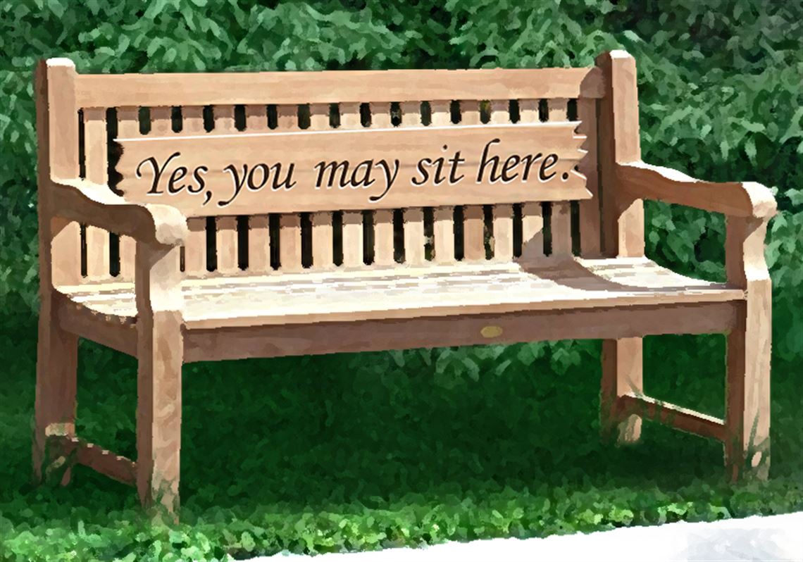 Random Acts of Kindness: Bench near Bellevue Bridge features neighborly ...