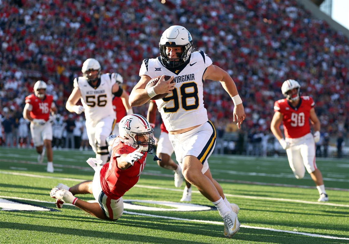 West Virginia scores 3 fourth-down TDs to outlast Arizona | Pittsburgh ...
