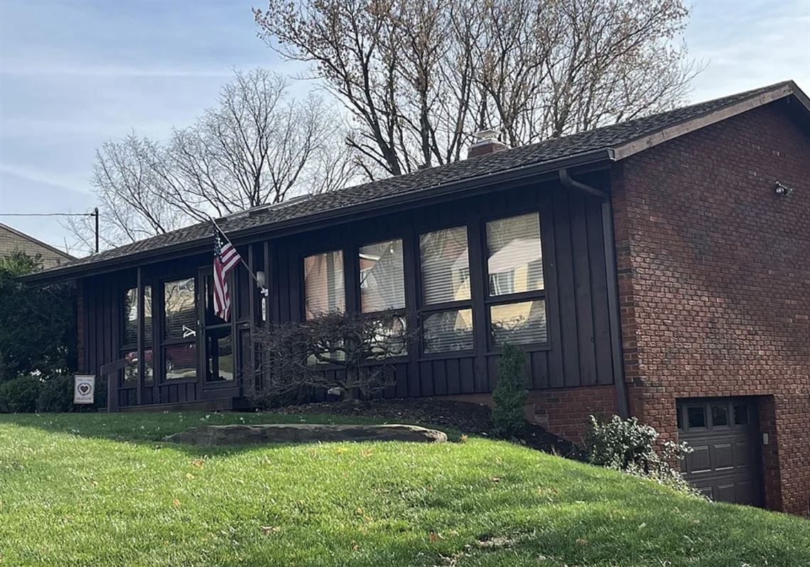 1970 Brick Ranch House Exterior Makeover: Brick Ranch To Modern