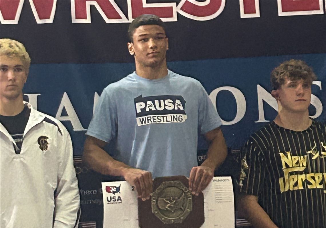 Belle Vernon wrestler Elijah Brown wins 16-and-under national title ...