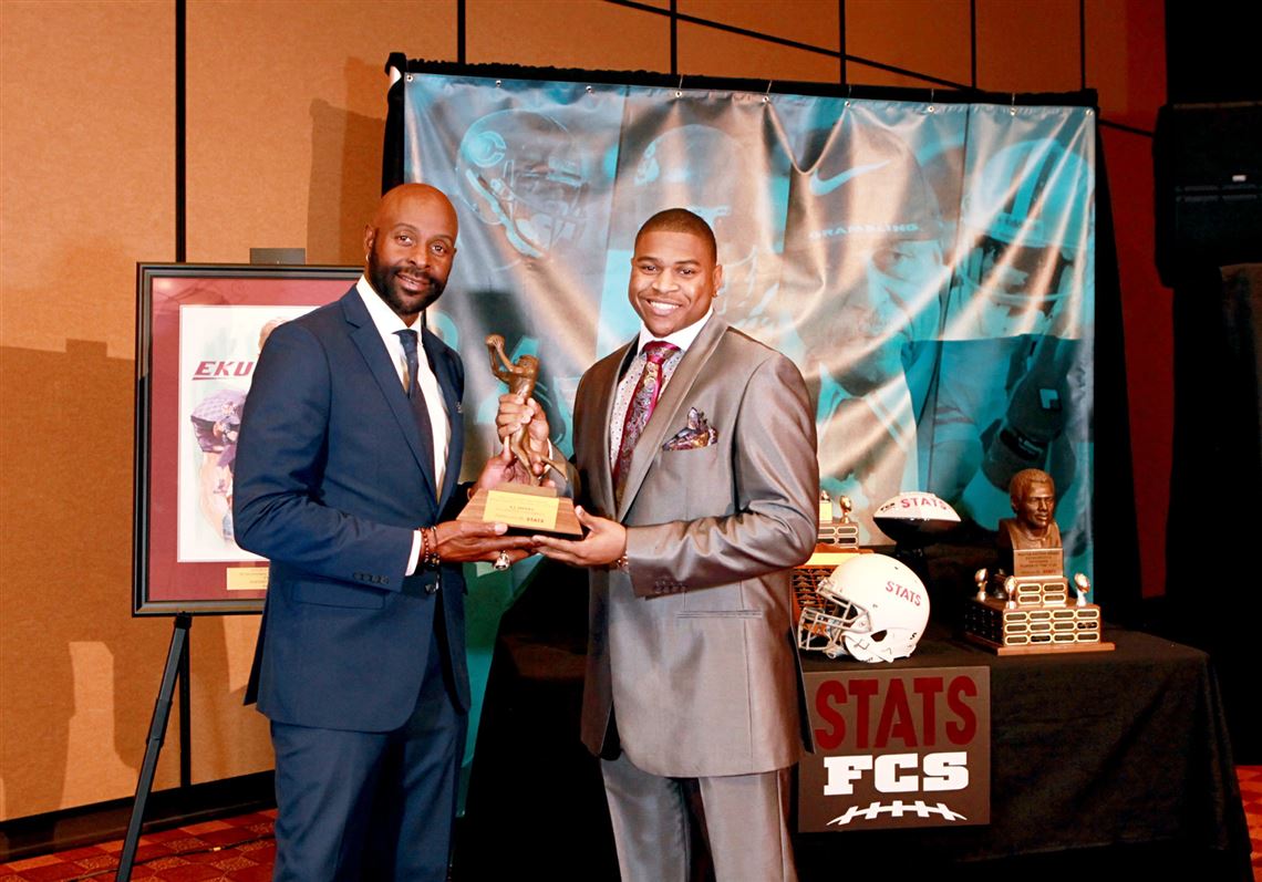 Duquesne's A.J. Hines basks in Jerry Rice Award as top FCS freshman ...