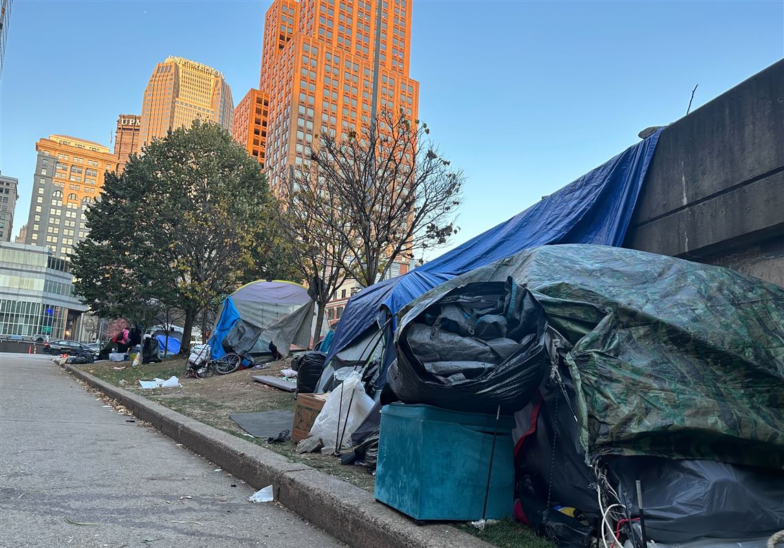 Downtown Pittsburgh's homeless encampments are gone, Mayor Gainey ...
