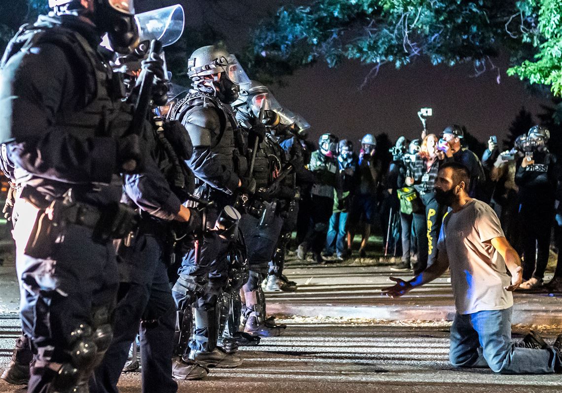 Portland police deploy tear gas, arrest dozens on 100th straight night ...