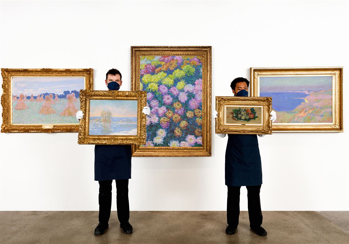 Early works by Monet could sell for $50 million at March auction ...