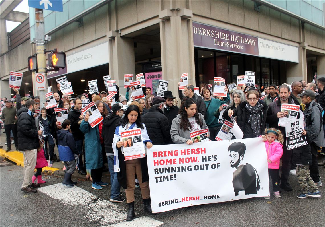 Hundreds gather in Squirrel Hill to raise awareness of Israelis ...