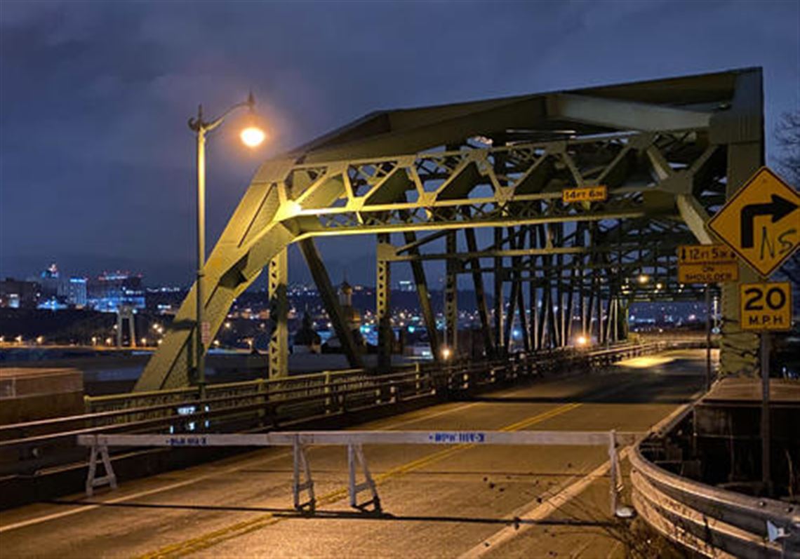 A key artery from Pittsburgh's South Side is closed after a fire broke ...