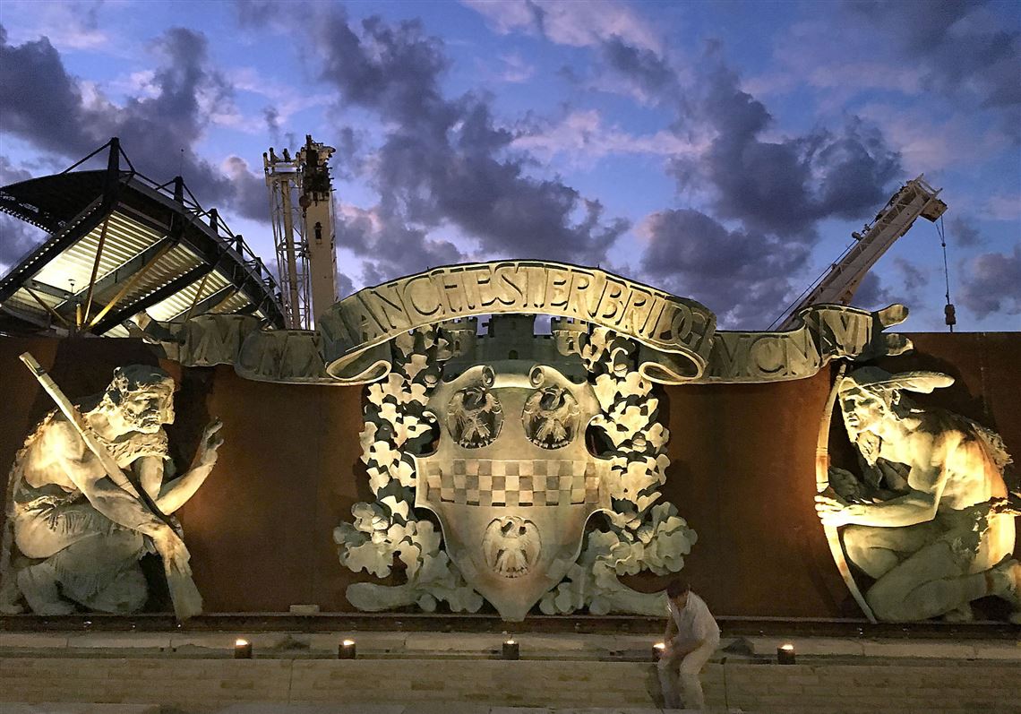 The Next Page: Sculptures of explorer Christopher Gist and Indian ...