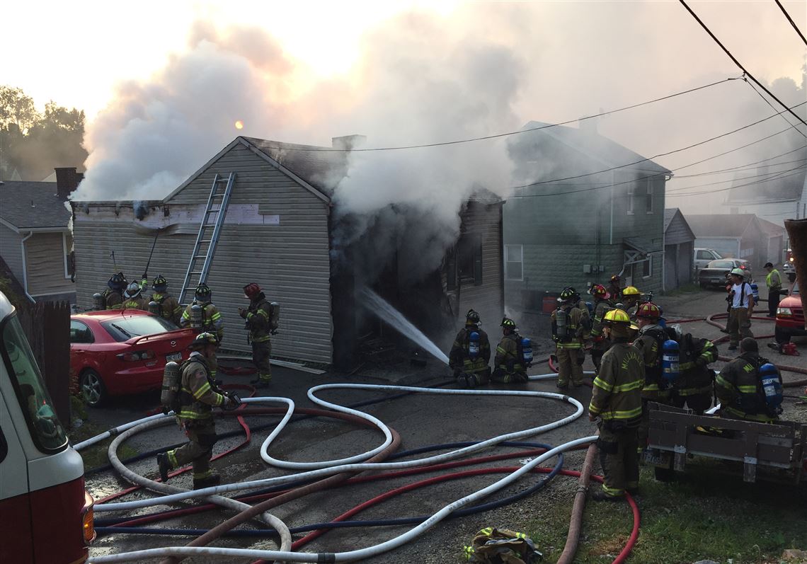 Two firefighters injured battling house fire in Millvale | Pittsburgh ...