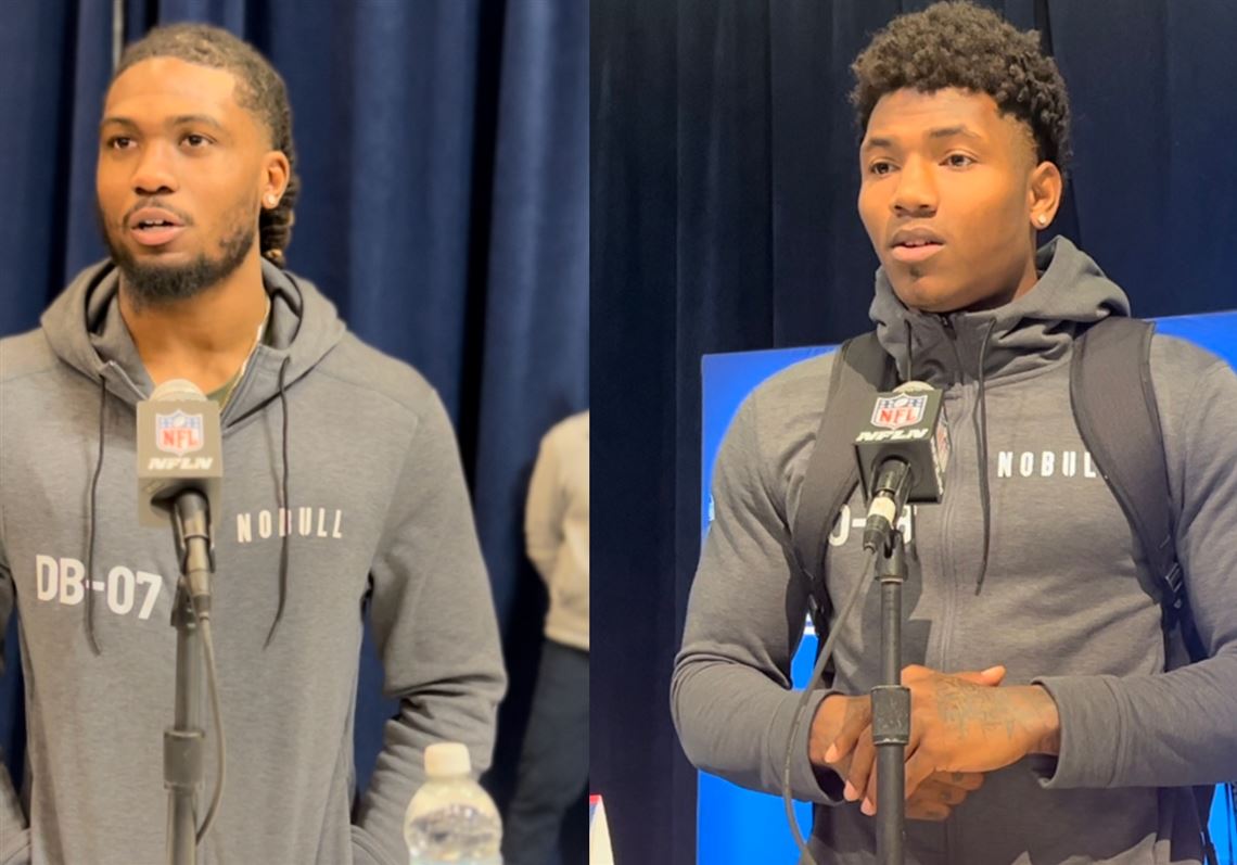 NFL draft prospects M.J. Devonshire, Bub Means go from Pitt practice ...