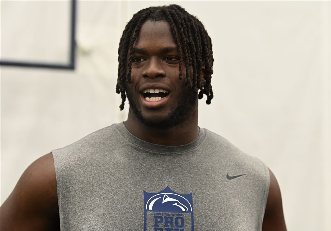 Olu Fashanu ‘80% healthy’ as Penn State’s NFL draft prospects ...