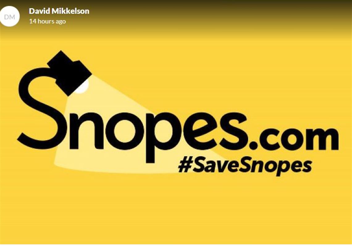 Believe it or not: Snopes founder says the fact-checking site is not ...