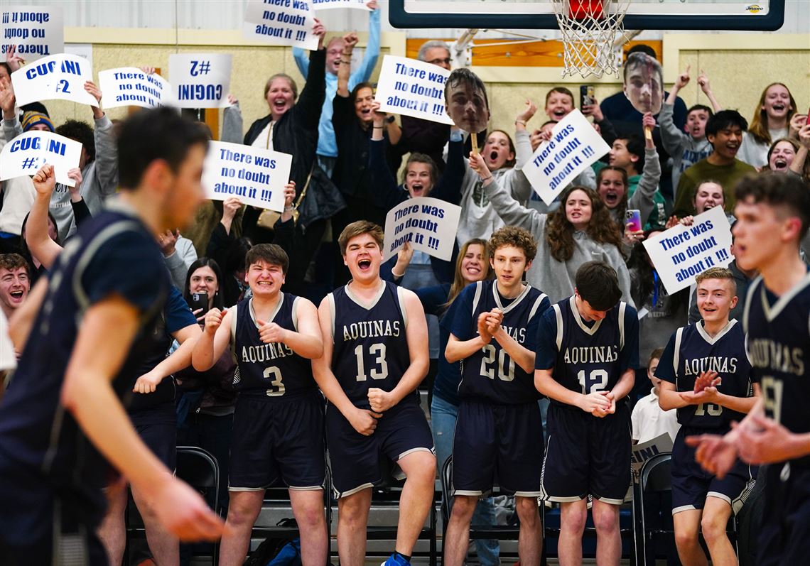 Aquinas Academy’s Vinnie Cugini breaks WPIAL basketball career scoring ...