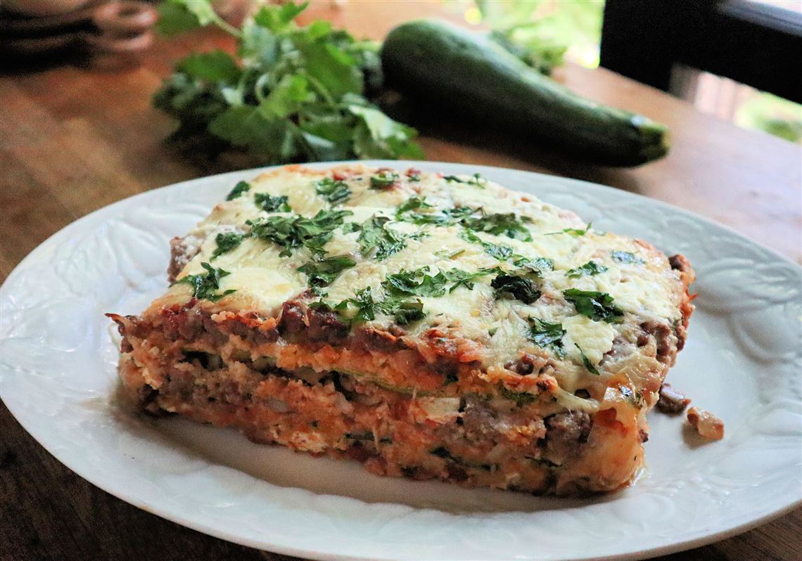 A fresh take on lasagna hangs its hat on zucchini slices | Pittsburgh ...