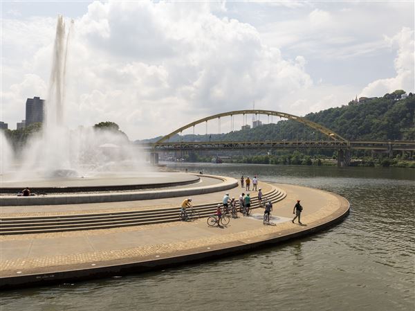 Pittsburgh Fountain Renovation Market Square - Open For Business