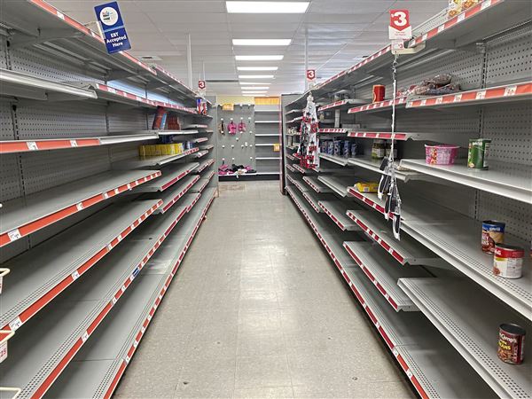 Empty Dollar Store